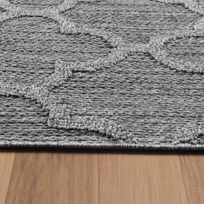 Ayyildiz, Kusový koberec Patara 4951 Grey – na ven i na doma, 200x290, šedá, chodba / předsíň