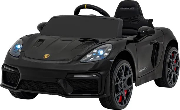Elektrické autíčko Porsche Spyder RS 718 MP4 černé
