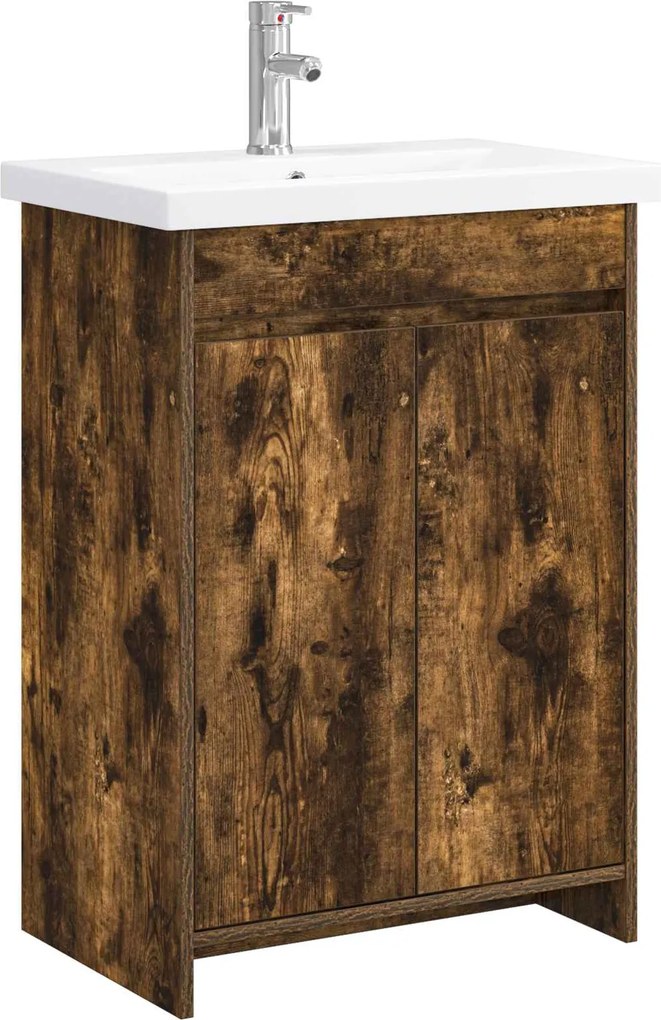 Sada koupelnového nábytku Kouřový dub 61 x 40 x 84,5 cm 3404278
