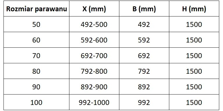 Mexen Lunar L, 1-křídlová vanová zástěna 60 x 150 cm, 8mm čiré sklo, bílý profil, 897L-060-000-20-00