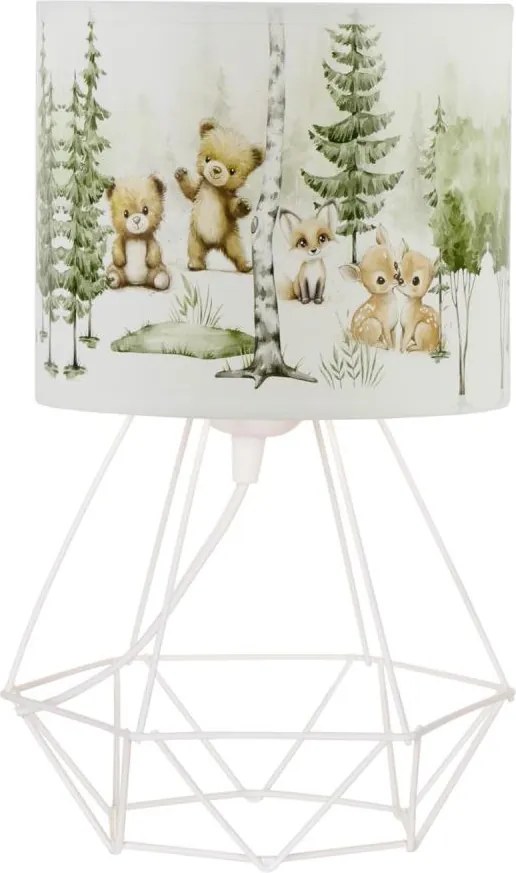 Dětská stolní lampa KIDS ROOM 1xE27/60W/230V pr. 18 cm zvířátka