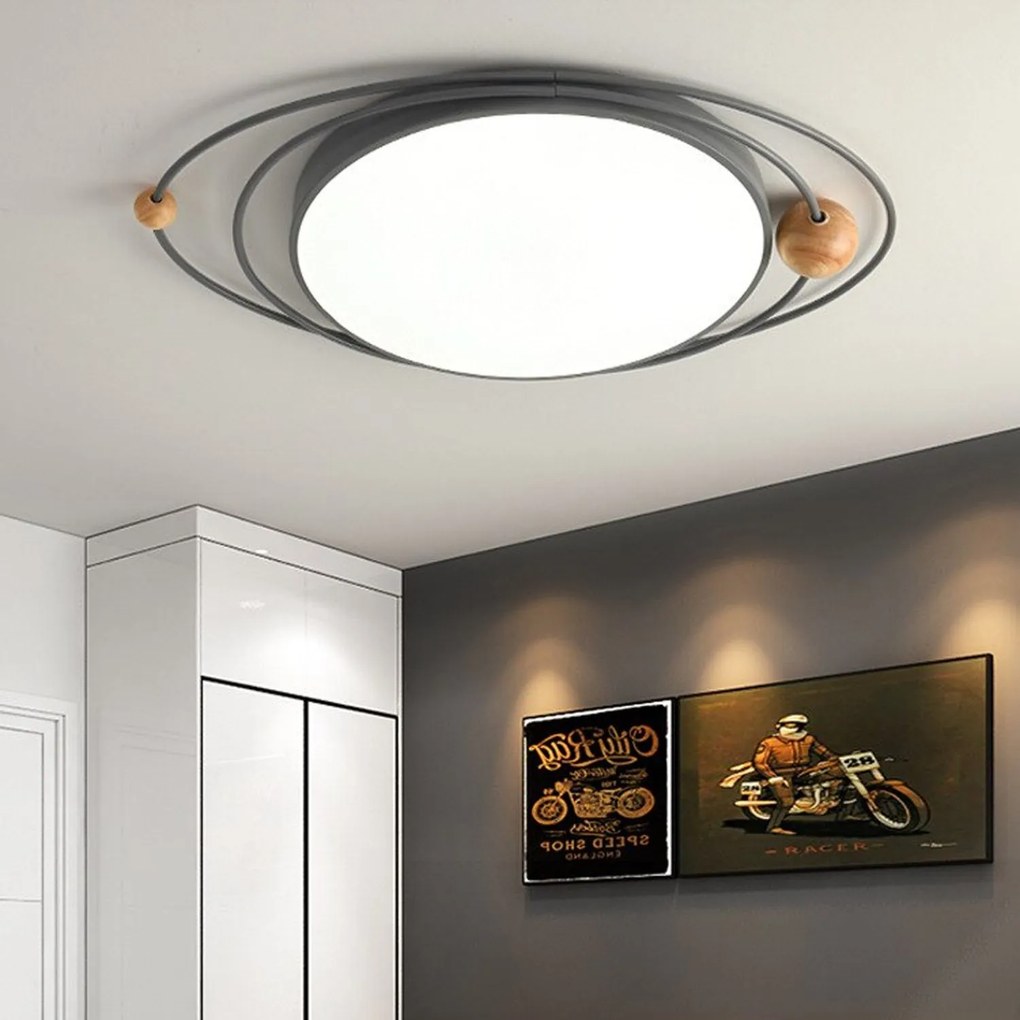 Toolight - Stropní lampa Galaxy Black E27 60W APP868-C, černá, OSW-06887