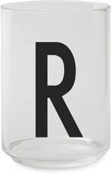 Sklenice na vodu Letter R Design Letters