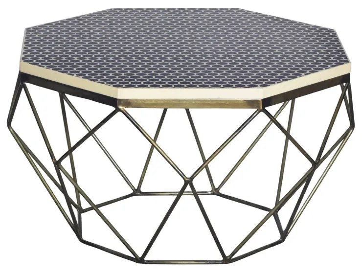 Massive home | Intarzovaný konferenční stolek Diamond 70cm