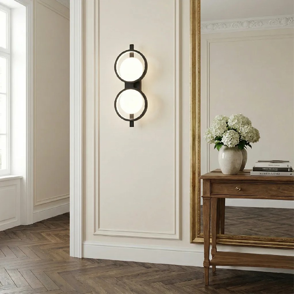 Toolight Toolight, LED nástěnné svítidlo, 13W, 4000K, 1500lm, APP1917-W, černá, OSW-66062