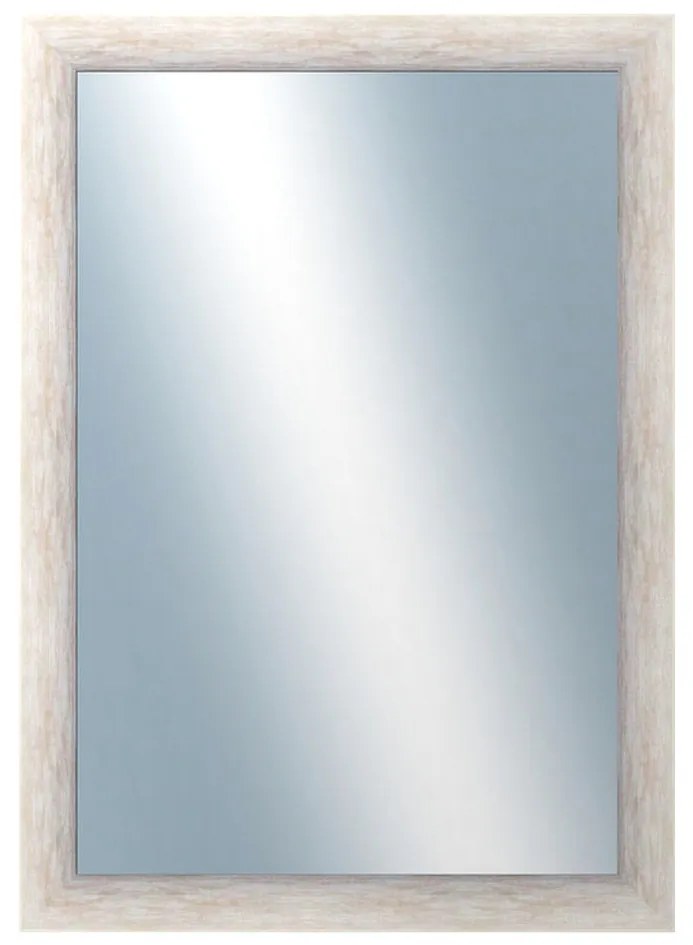 DANTIK - Zarámované zrcadlo - rozměr s rámem cca 50x70 cm z lišty PAINT bílá velká (2960)