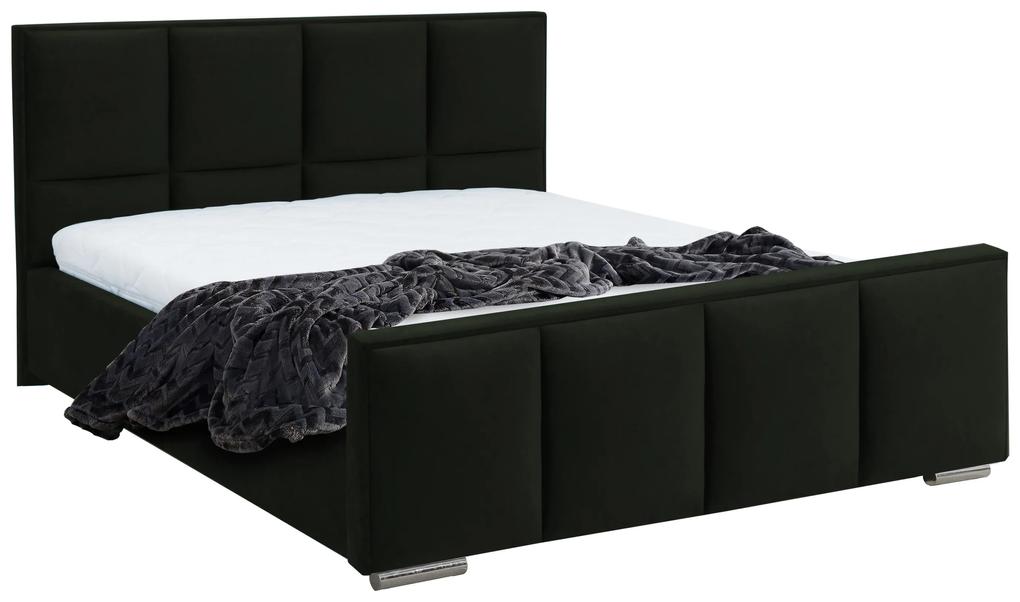 Eka Čalouněná postel Passion - Fresh 180x200 cm Barva látky - Fresh: Modrá (11), Úložný prostor: Bez úložného prostoru