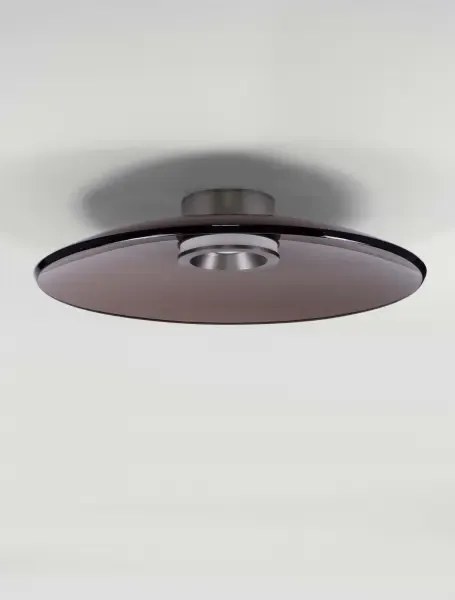 LED stmívatelné nikl moderní stropní svítidlo Esti