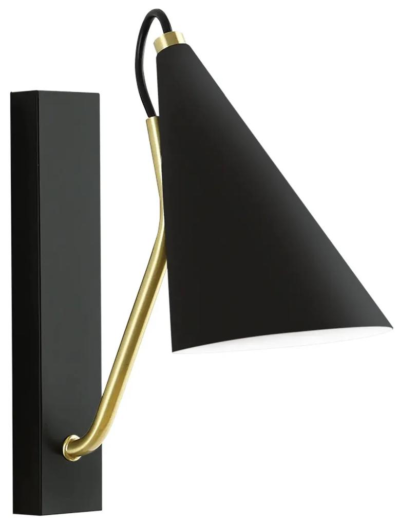 Toolight - Nástěnná lampa Industry - černá - APP1142-1W