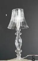 OR LA 4-1127/1 Stolní lampa 1x40W E14 čiré sko, výška 42cm, průměr 18 cm - ORION