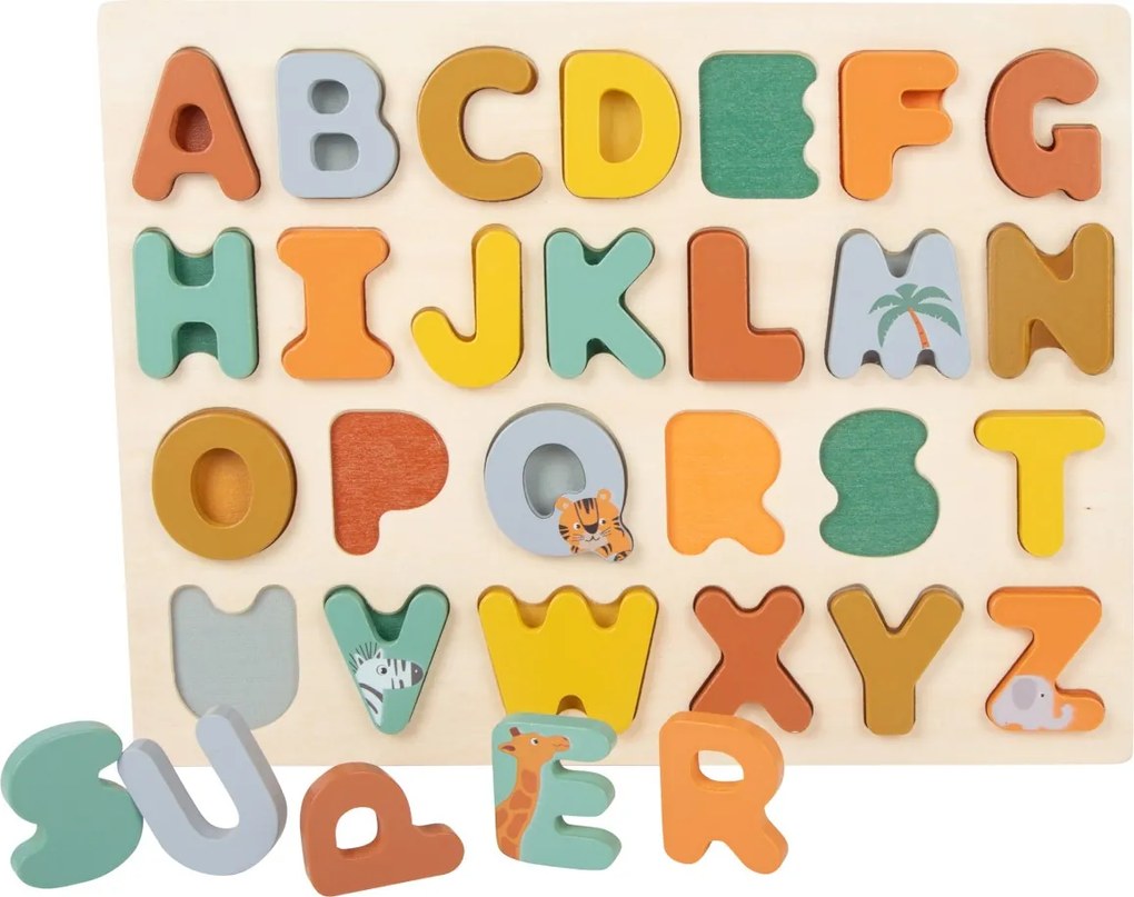 Vkládací puzzle abeceda ALPHABET