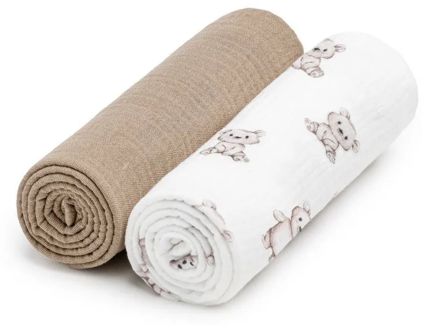 T-TOMI BIO Mušelínové pleny Teddy