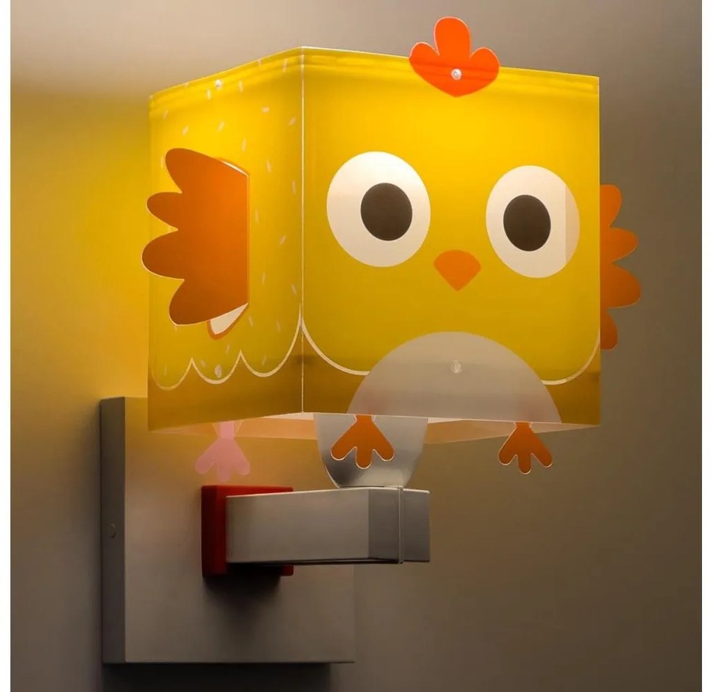 Dalber 64649 - Dětské nástěnné svítidlo LITTLE CHICKEN 1xE27/15W/230V