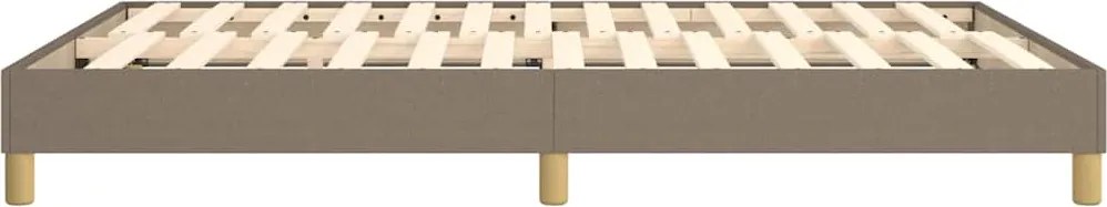 Rám postele s boxspringem taupe 140 x 200 cm textil 3120618