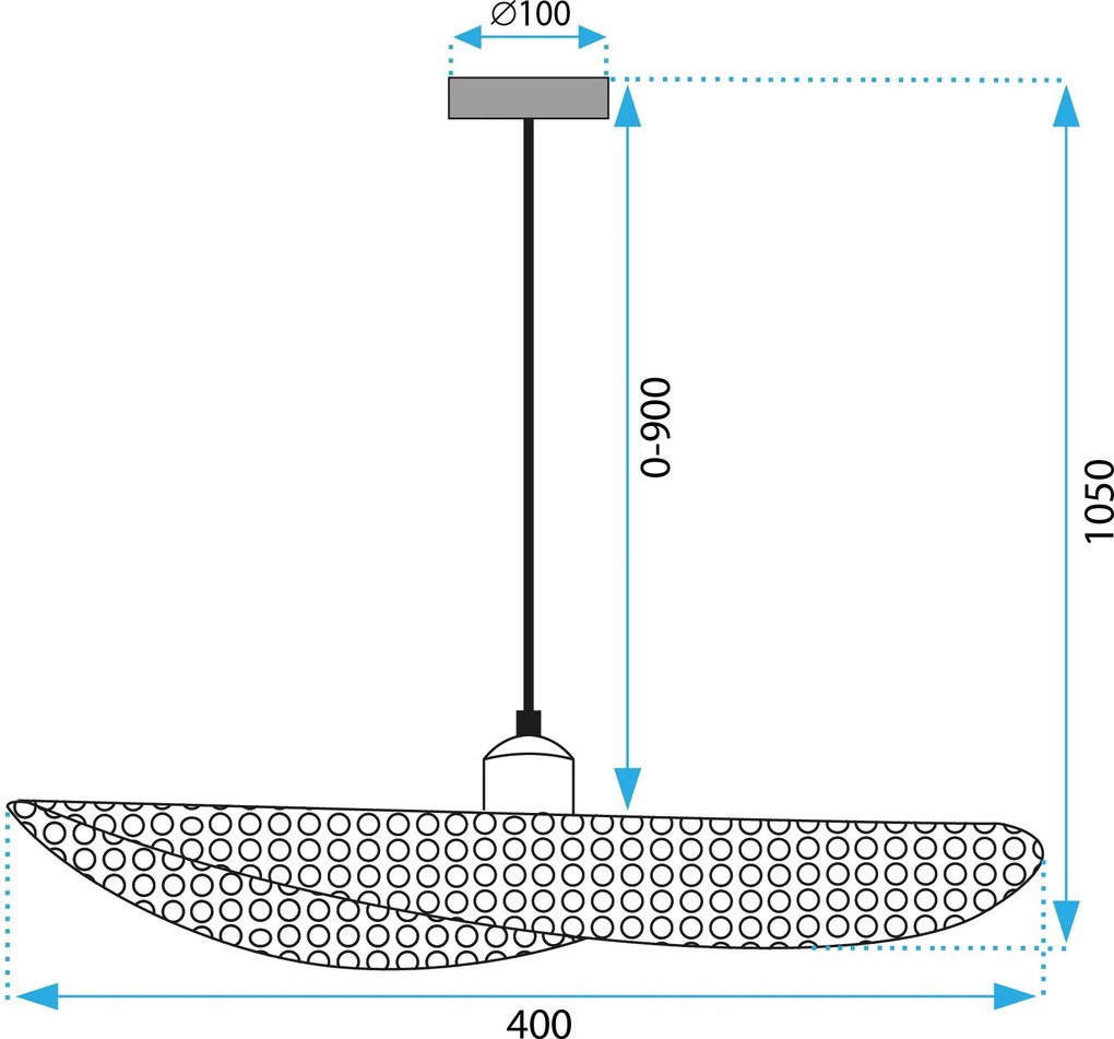 Toolight Toolight, stropní svítidlo 1xE27 APP1469-1CP, černá-zlatá lesklá, OSW-02446