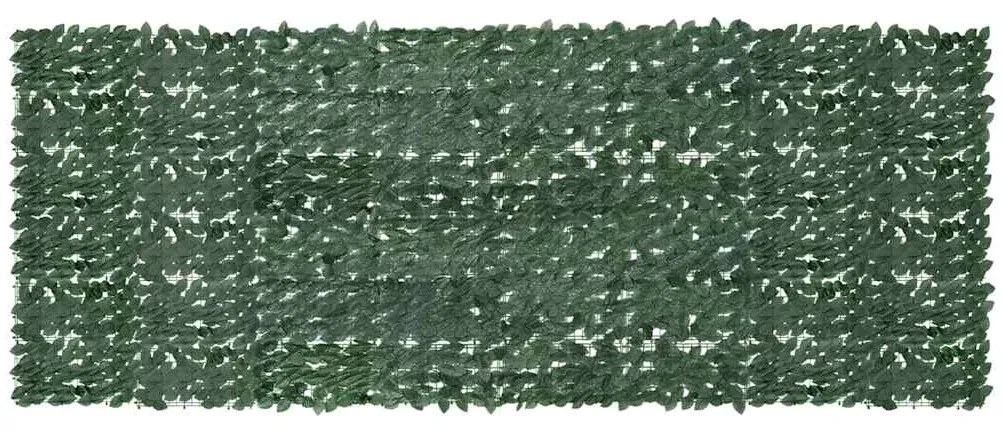 Balkónová zástěna s tmavě zelenými listy 400 x 150 cm 315492