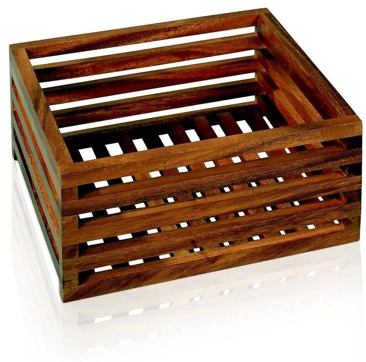 Dřevěný úložný box z akátového dřeva ACACIA