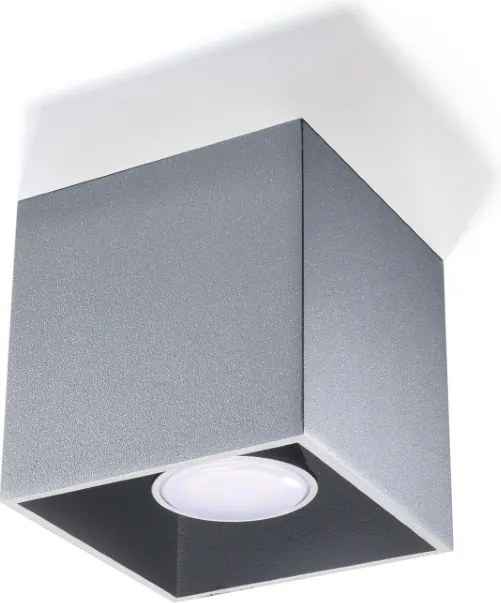 Sollux Lighting Stropní svítidlo QUAD 1 šedé