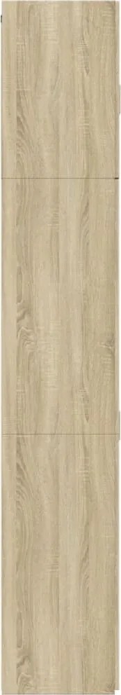 Skříň highboard dub sonoma 80 x 42,5 x 249 cm kompozitní dřevo 3281366