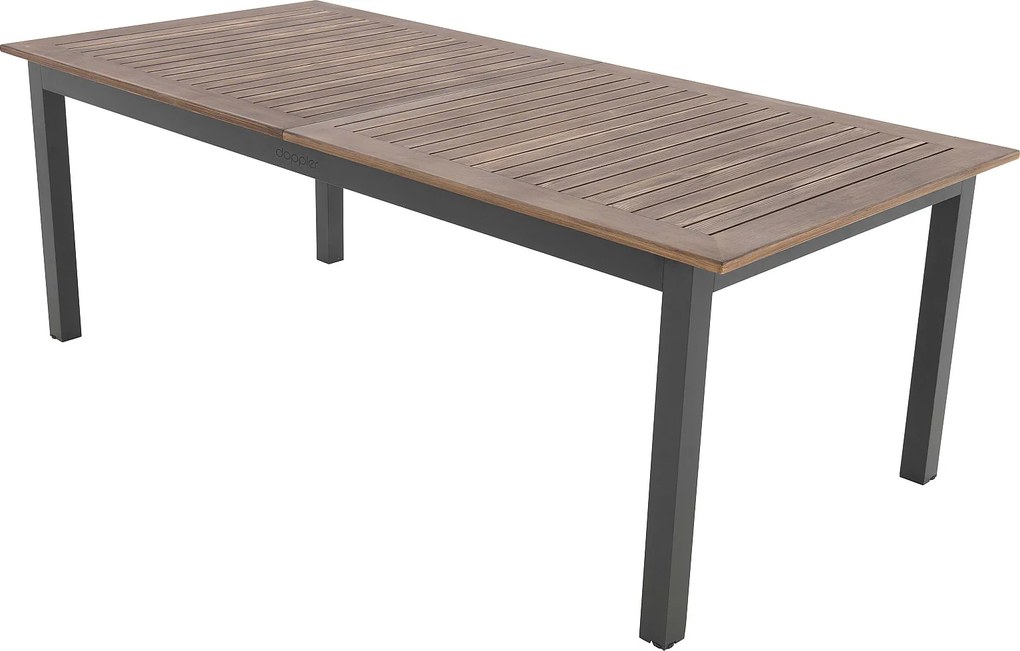 DOPPLER DOPPLER Hliníkový stůl EXPERT WOOD Plus150/210 x 90 x 75,5 cm