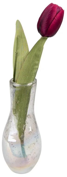 Váza Skleněná transparentní 6x13 cm – 6x13 cm