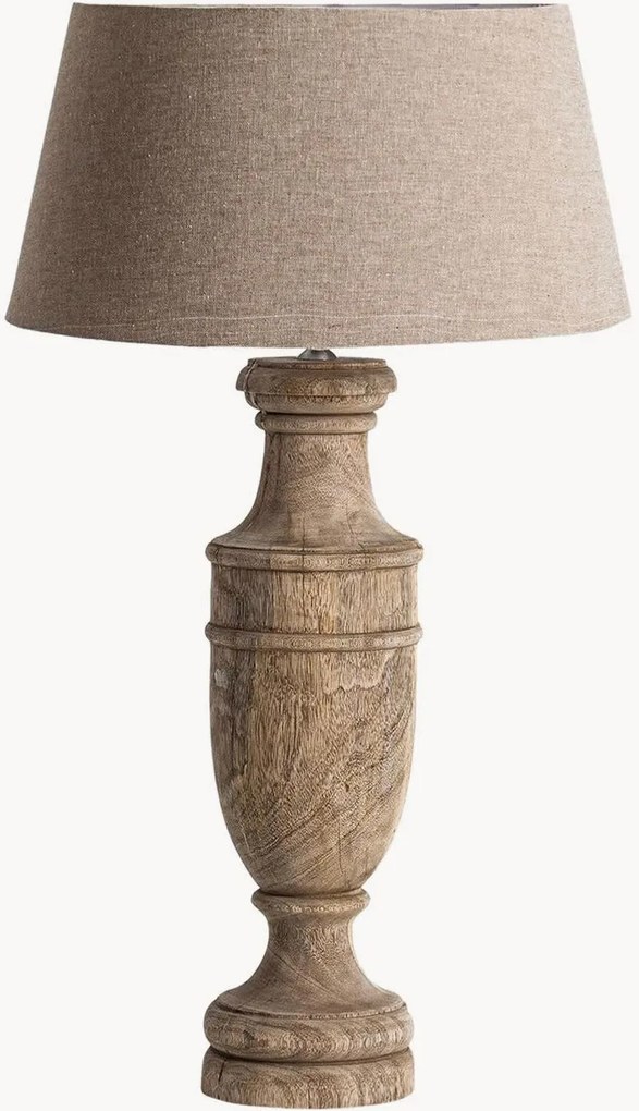 Stolní lampa z mangového dřeva Kelli