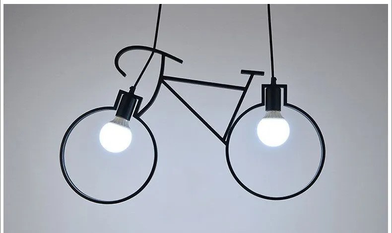 Toolight, Závěsné svítidlo kolo APP216-2CP, černá, OSW-00352