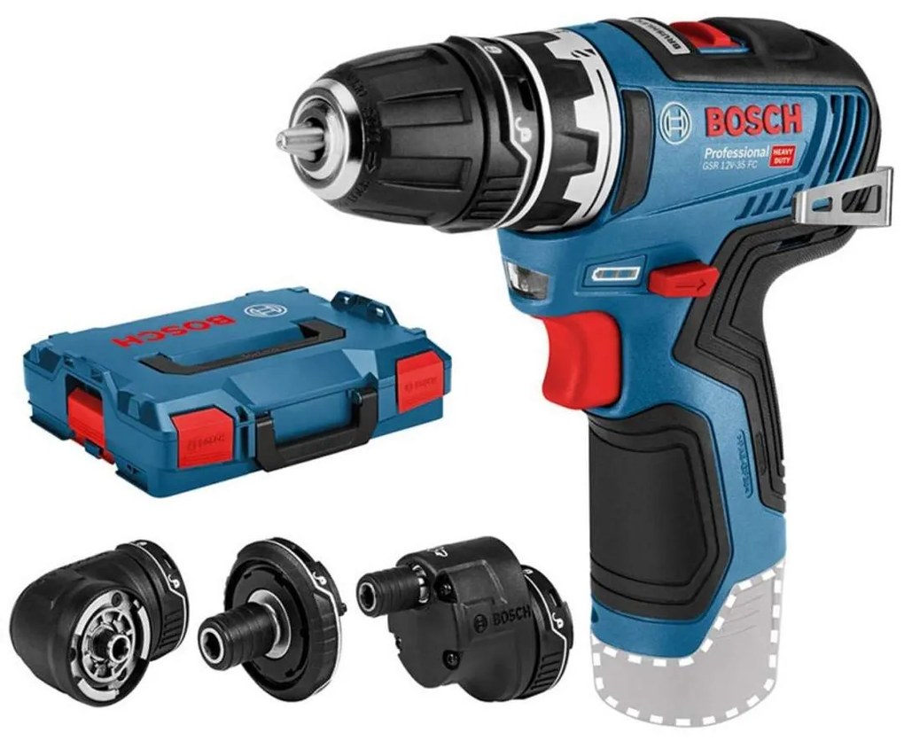 Bosch - 12V AKU vrtací šroubovák s příslušenstvím, bez baterie a nabíječky 06019H3003