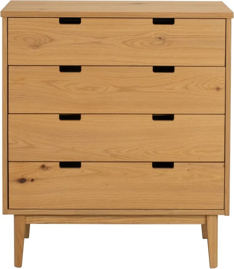 Komoda z dubového dřeva v přírodní barvě 75x85x38 cm Garrison – Rowico