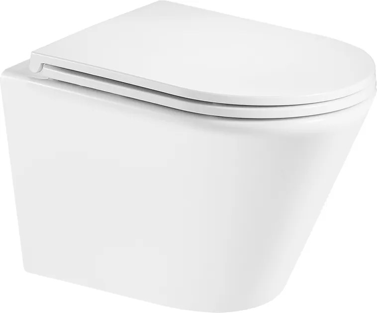 Mereo Mereo, WC závěsné kapotované, Smart Flush RIMLESS, keramické, vč. sedátka, MER-VSD85T1