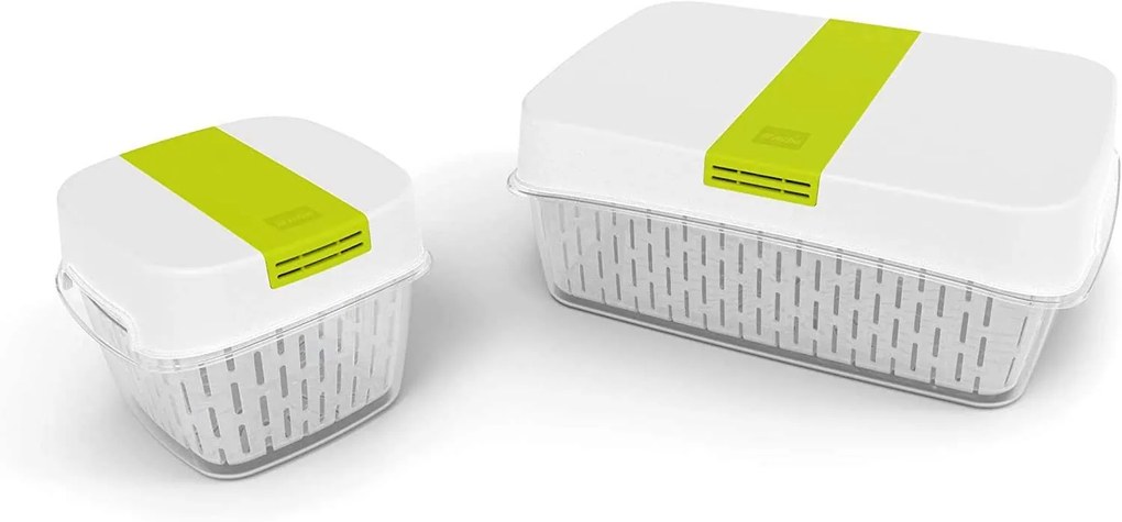 Rotho Speciální box na ovoce a zeleninu, s ventilací a filtrem, do lednice, Fridge Fresh,1,6l