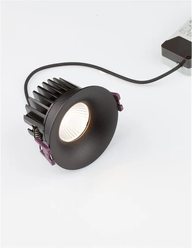 NV 9232120 Zapuštěné svítidlo BLADE černý hliník LED 12W 3000K 38st. IP65 - NOVA LUCE