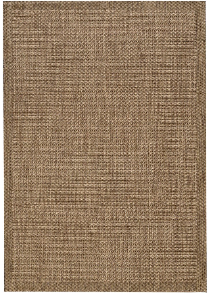 Ayyildiz, Kusový koberec Giza 1410 Brown kruh, 200x200 (průměr) kruh, hnědá, chodba / předsíň