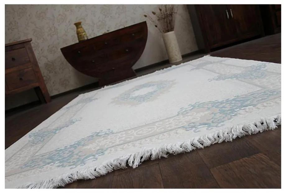 Luxusní kusový koberec akryl Marat krémový 100x300cm