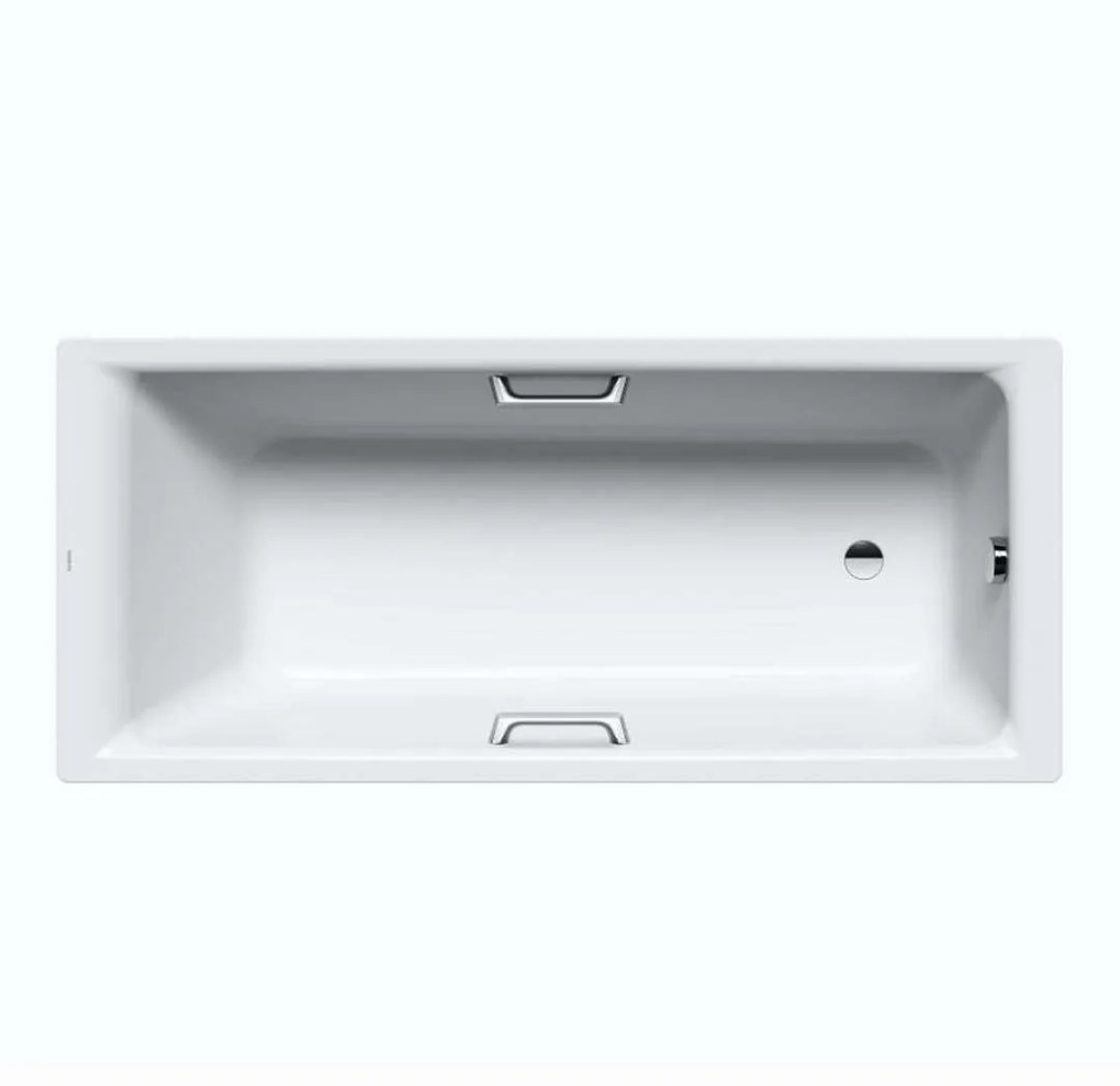 Kaldewei Ambiente - Obdélníková vana Puro Star 698, 190x90 cm, s otvory pro madla, bílá 259800010001