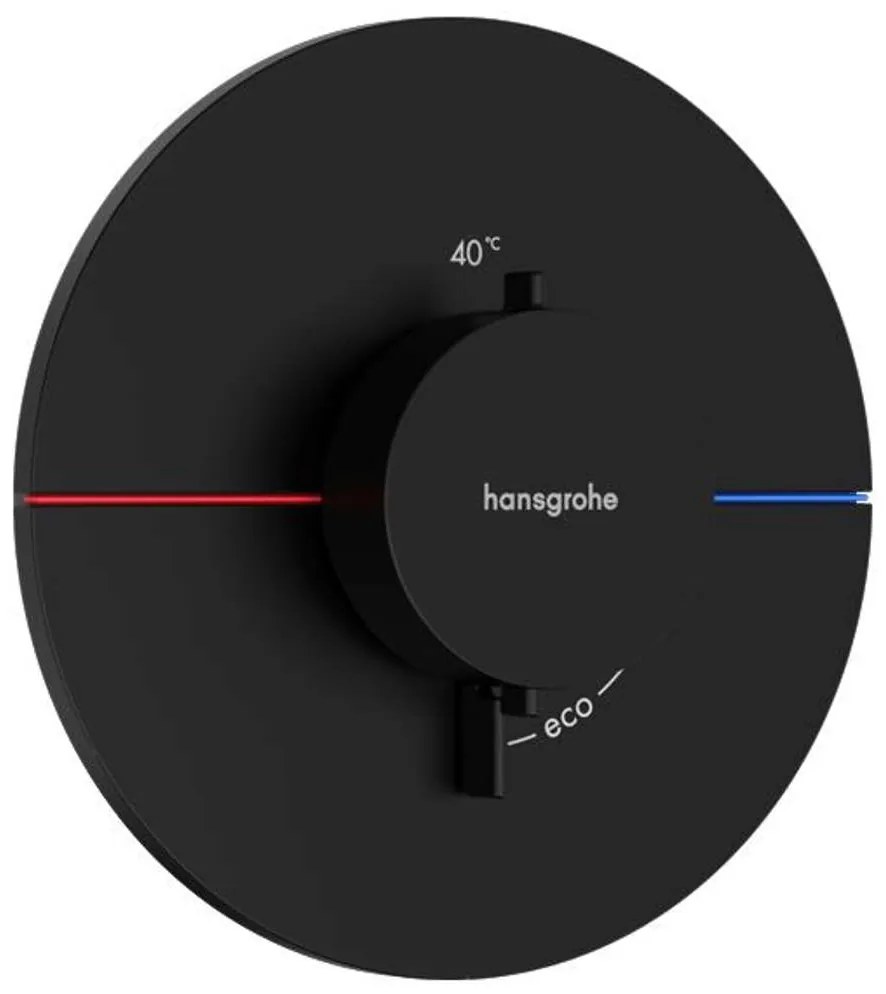 Hansgrohe ShowerSelect Comfort - Termostatická baterie pod omítku, matná černá 15559670