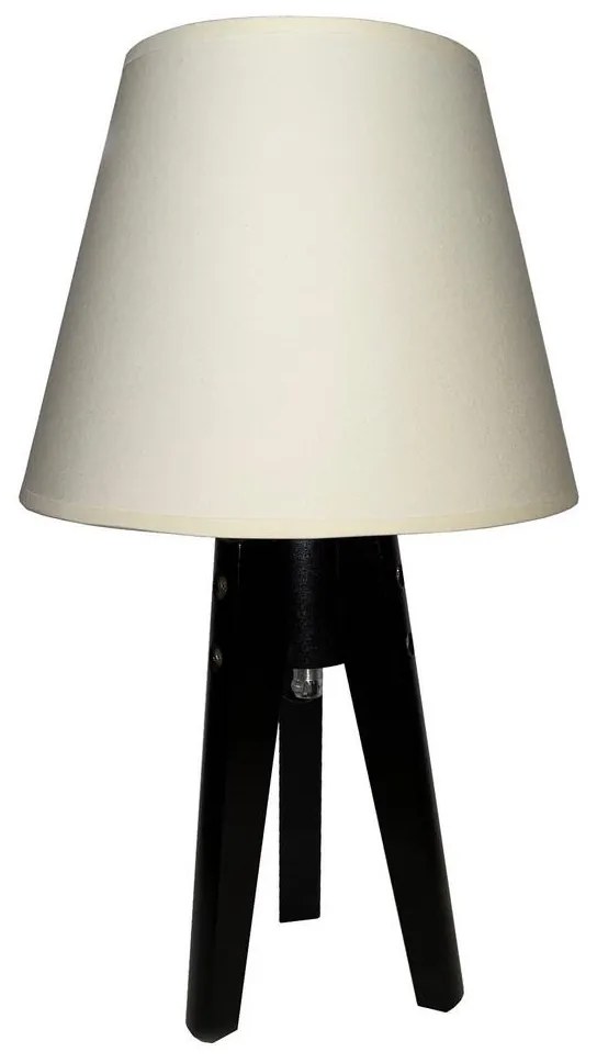 Venti Stolní lampa CONE 1xE27/60W/230V wenge krémová VE0396