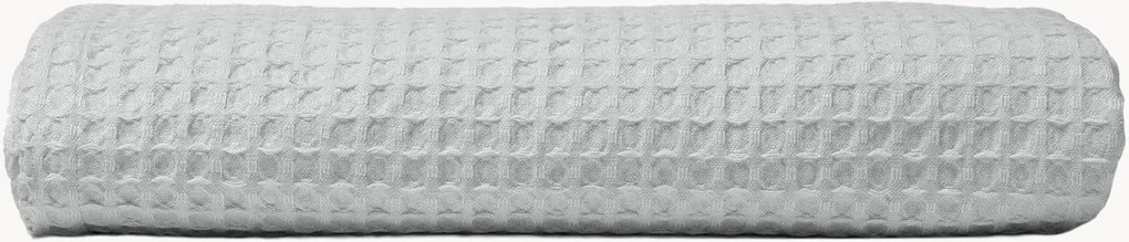 Bavlněný žebrovaný ručník Pearl Grey