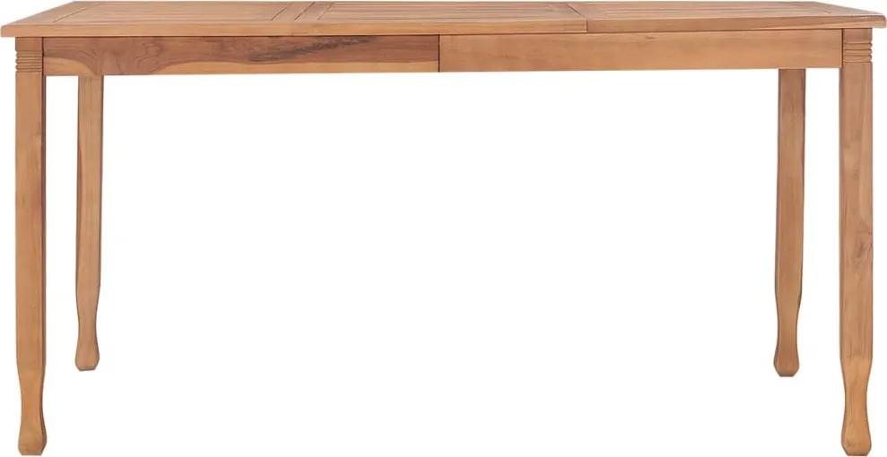 vidaXL 7dílný zahradní jídelní set s poduškami masivní teakové dřevo [3060021] Barva: Krémová a antracitová
