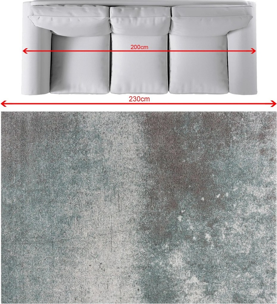 Koberec Softness cream/sage green 160x230 cm