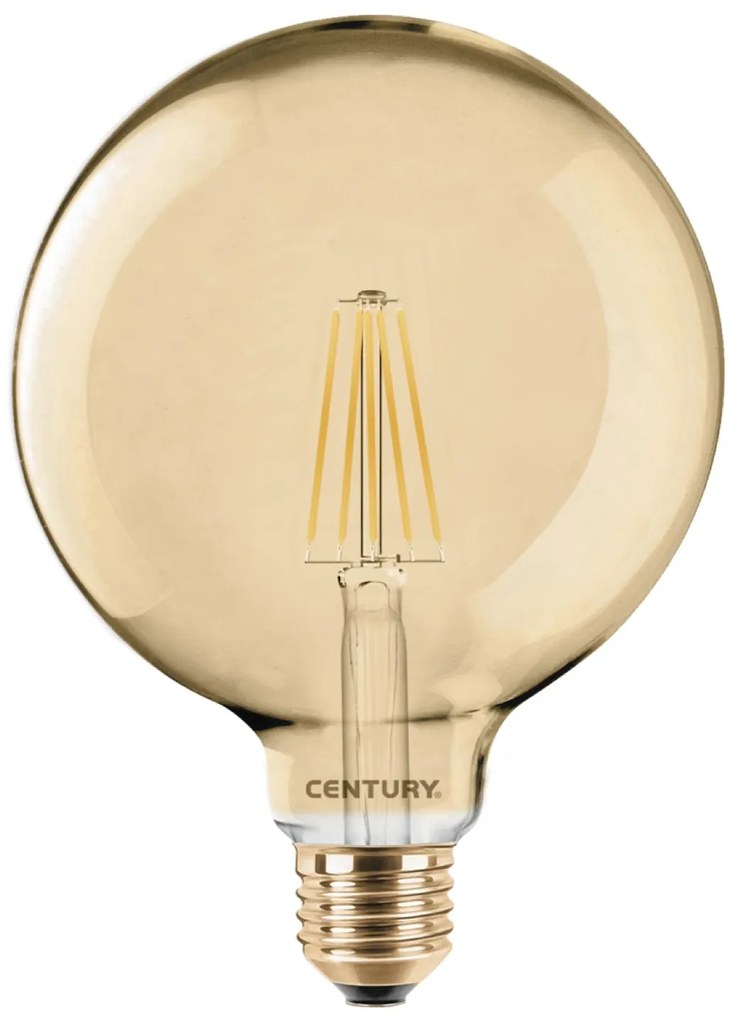 CENTURY LED FILAMENT GLOBE 125mm EPOCA 10W E27 2200K 806Lm 360d DIMM 125x174mm IP20 CEN INVG125D-102722