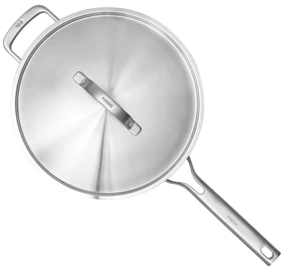 Wok nerezová pánev s poklicí ø 30 cm Lucca 3.0 – FABINI
