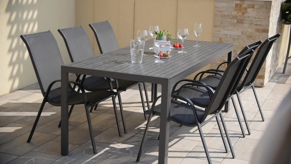 Nábytek Texim Zahradní jídelní set VIKING XL 190cm + 6x židle RAMADA