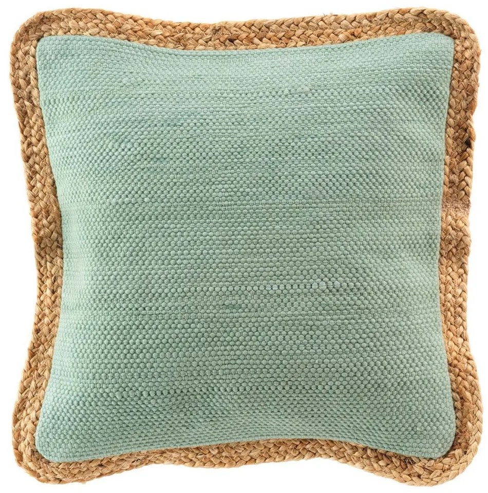 Dekorační polštář s příměsí juty 45x45 cm Akina – douceur d'intérieur