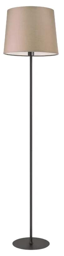 Ideal Lux Stojací lampa SET UP, ⌀ 40cm Barva stínidla: černá, Barva podstavce: černá