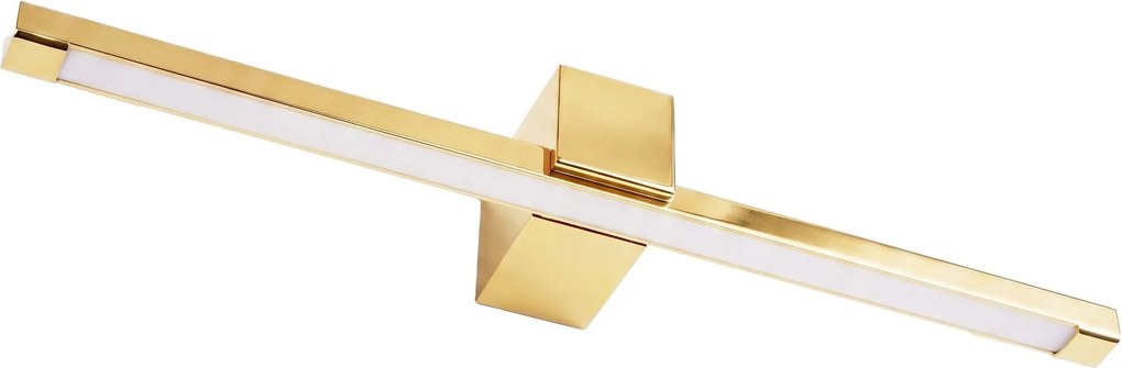 Toolight Toolight, LED koupelnové nástěnné svítidlo 60cm, 12W, 1500lm, SWE044-1W, zlatá lesklá, OSW-20144