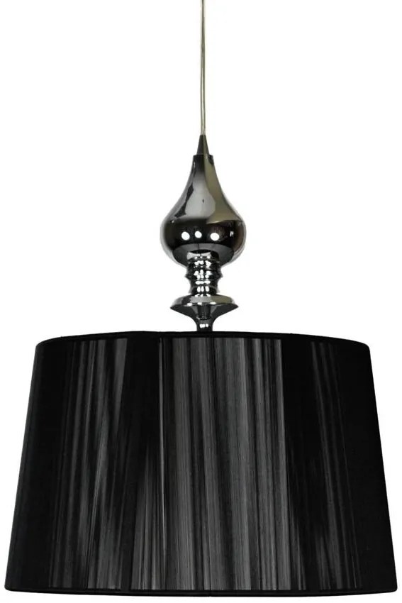 Černý závěsný lustr Gillenia pro žárovku E27  - Candellux