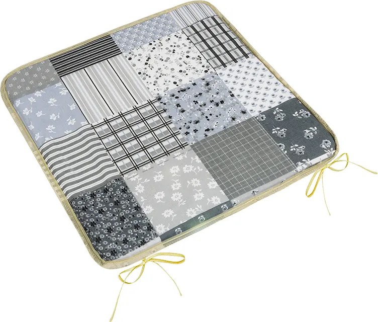 Bellatex Sedák Adéla hladký Šedá 40x40 cm