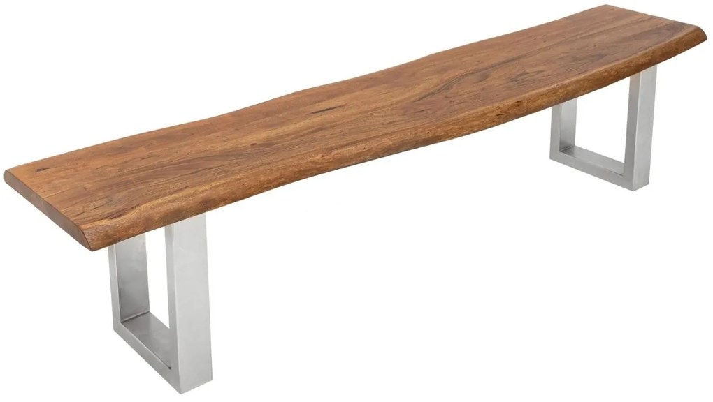 OnaDnes -20% Moebel Living Masivní akátová lavice Holz 160 cm