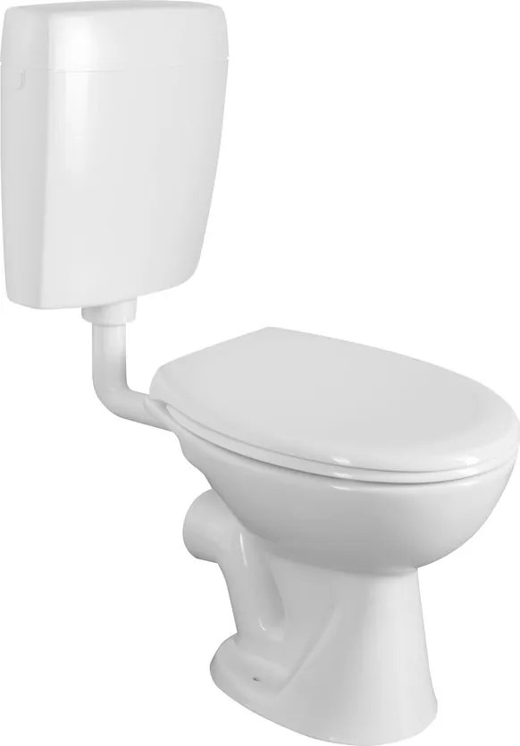 CREAVIT CREAVIT, WC kombi, dvoutlačítko 4,5/6l, zadní odpad, bílá, TP3306